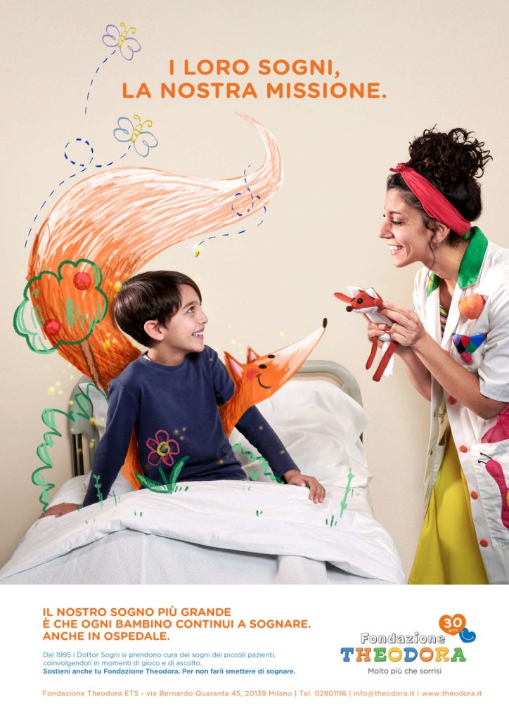 FONDAZIONE THEODORA: UN SOGNO LUNGO 30 ANNI - Armando Testa